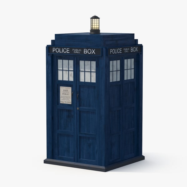 3d model tardis