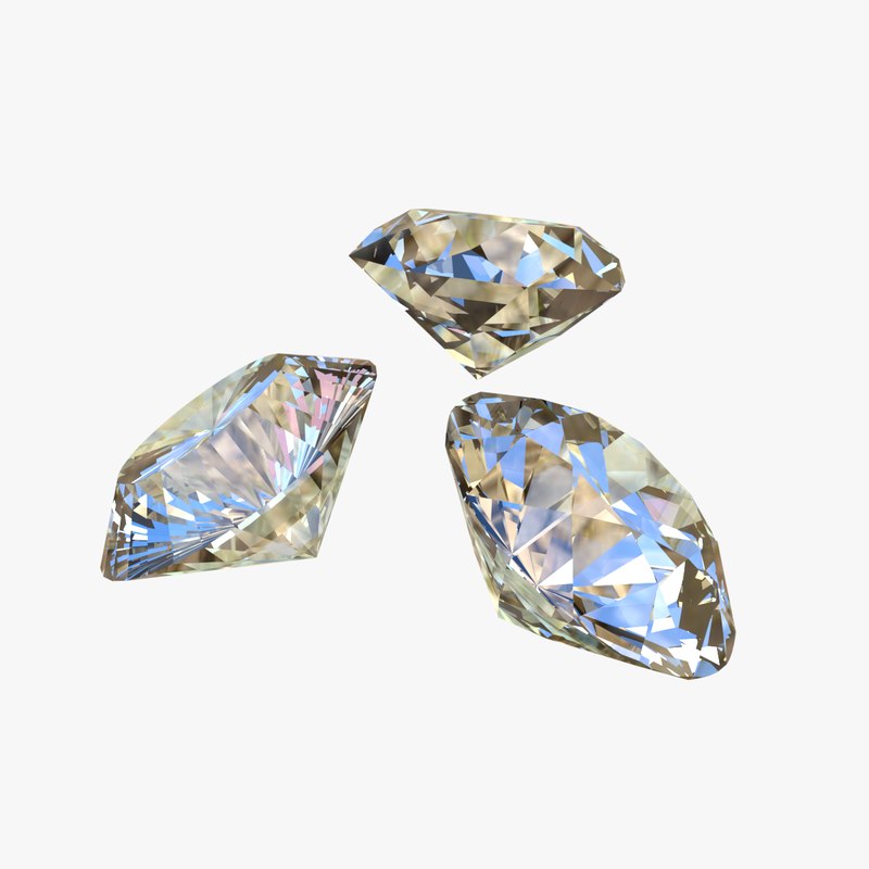 diamonds 3d model