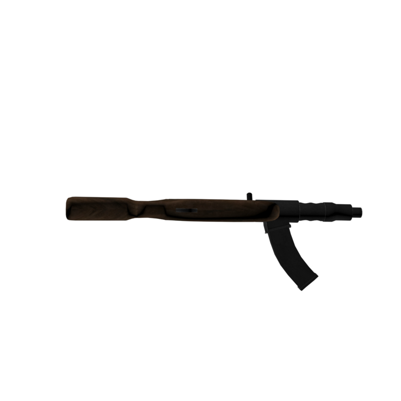 3d model japanese type 100 smg