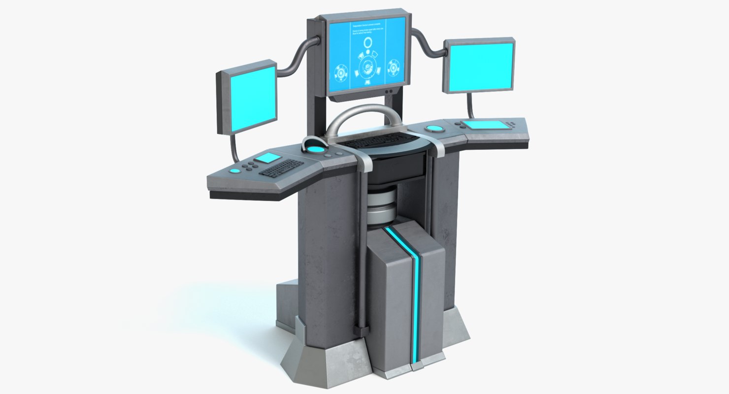 sci-fi control panel 3ds