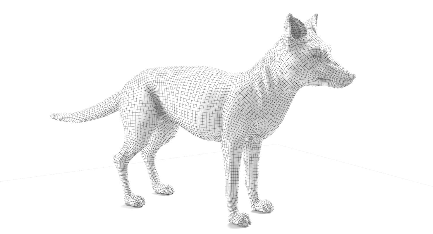 fox ornatrix zbrush 3d model