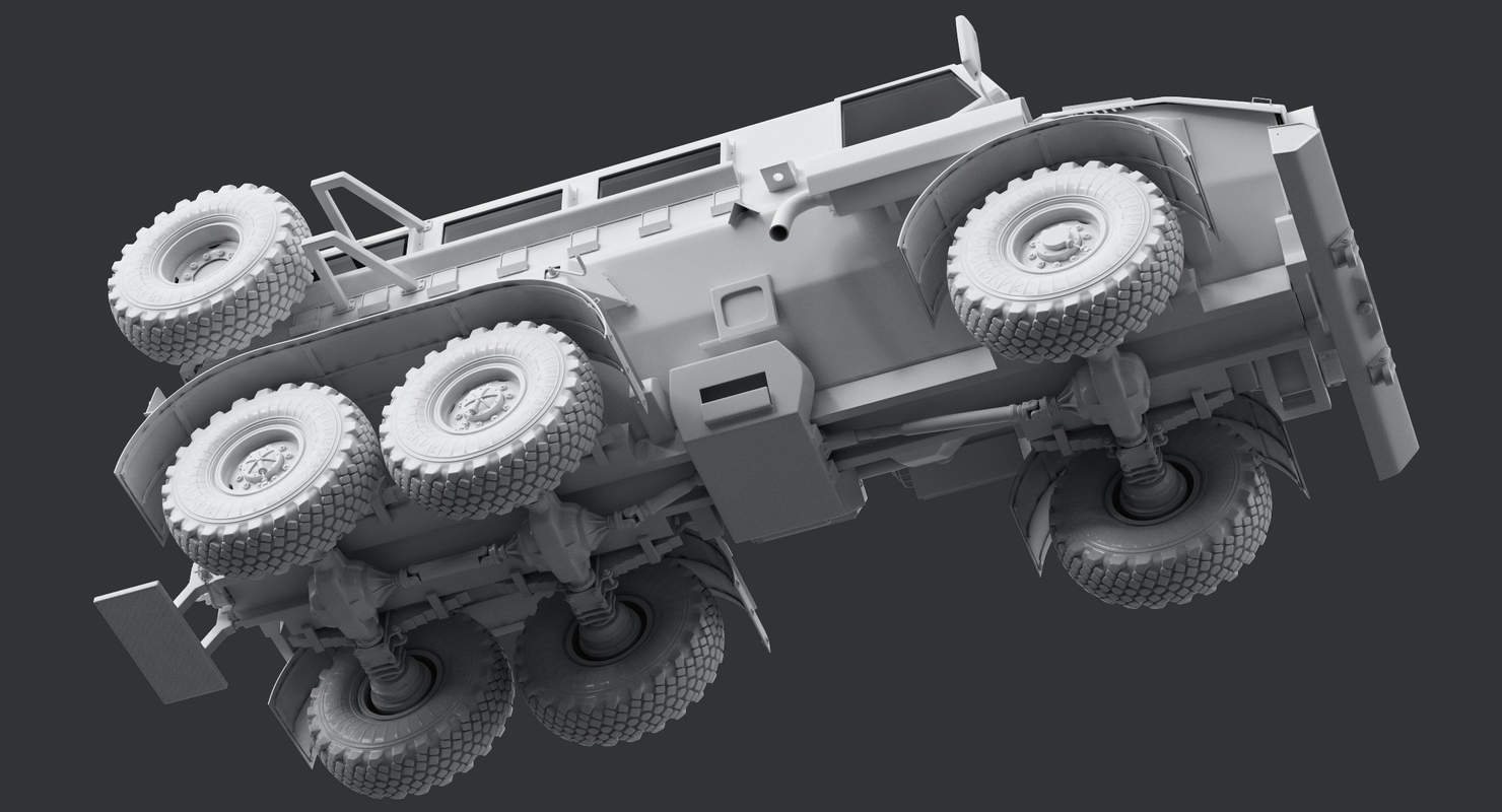 3d truck military casspir mk model