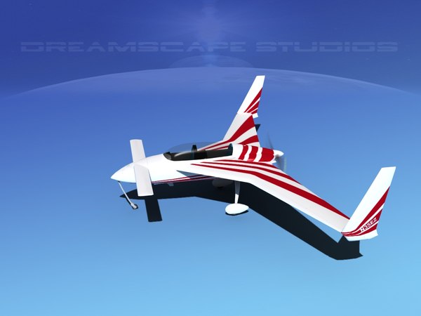rutan long ez 3d dwg
