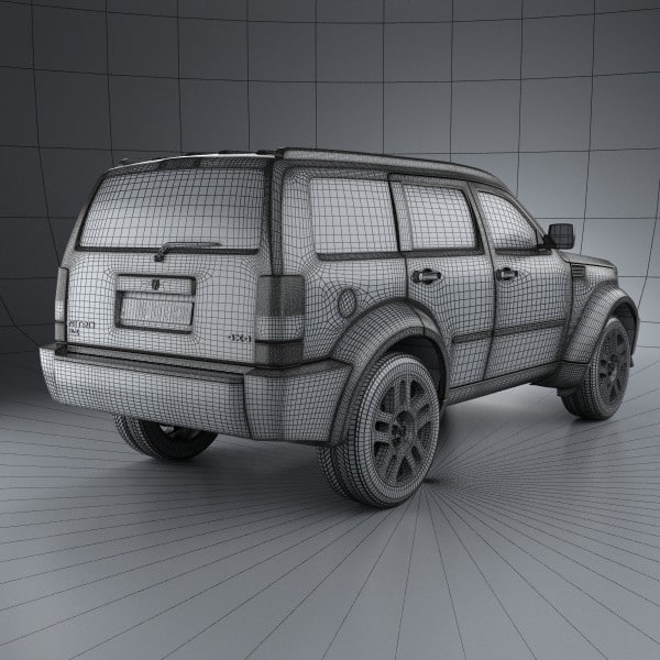 3d model dodge nitro 2011