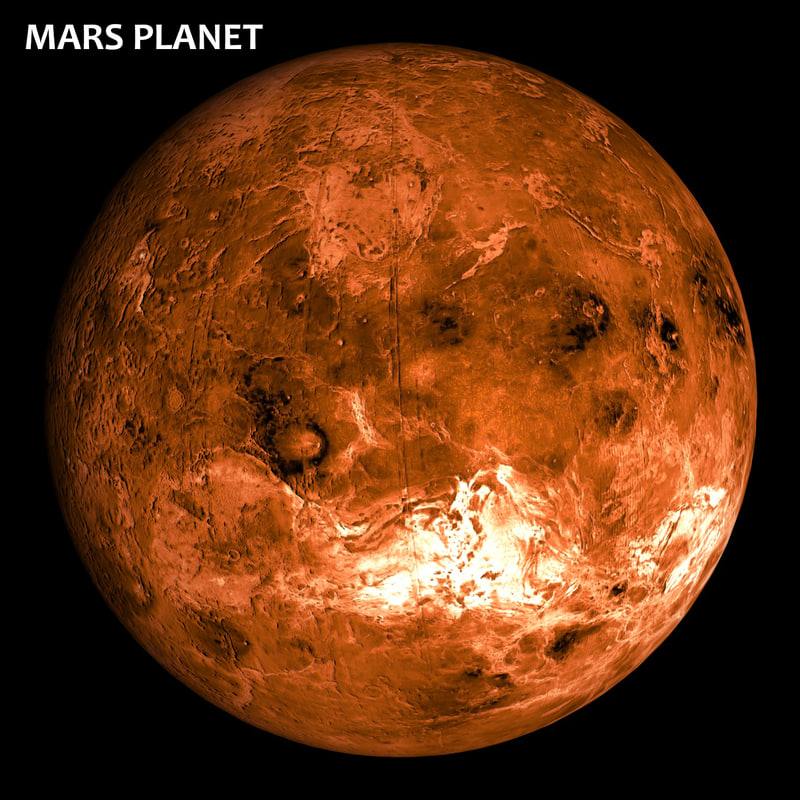 18k realistic mars 3d max