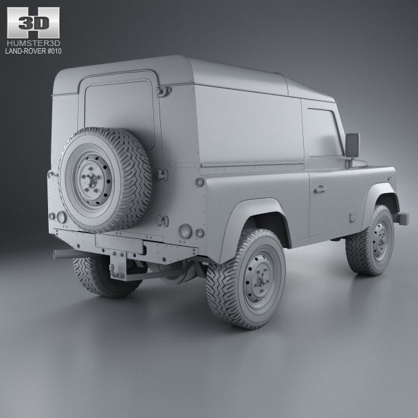 land rover defender 3d model