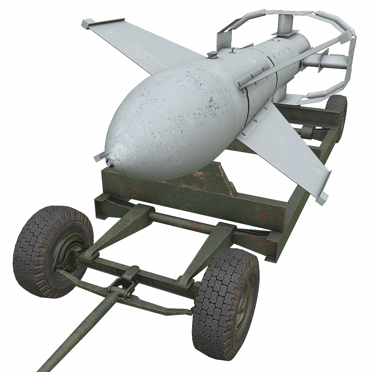 ww2 german pc1400x fritz-x 3d model
