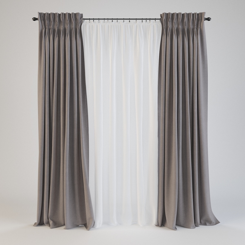 curtain 3d max