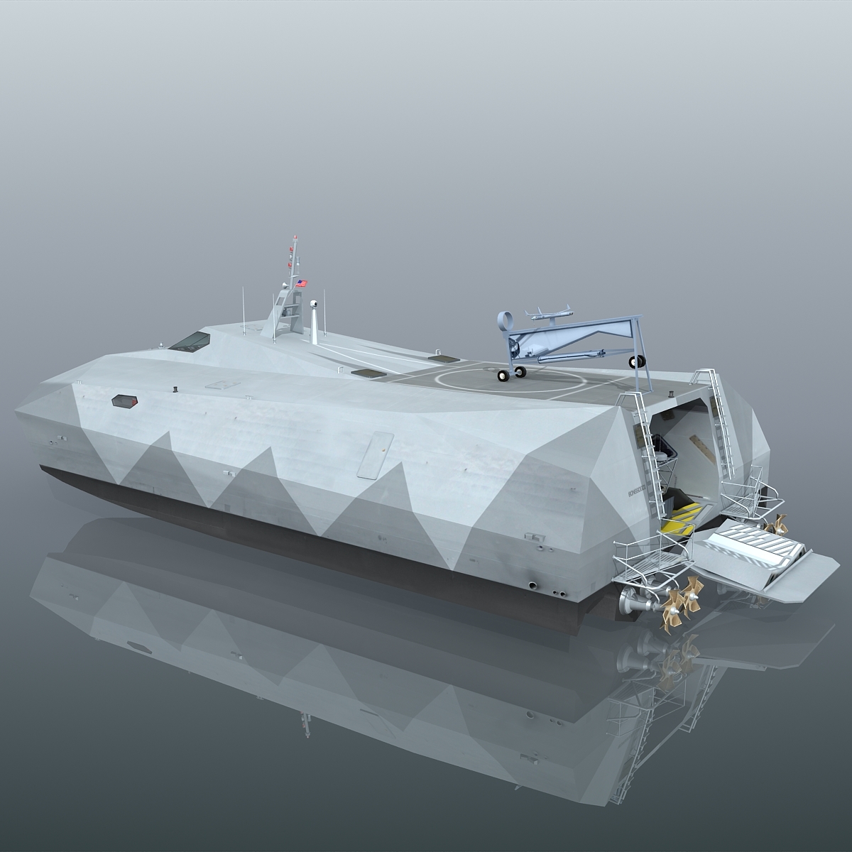 navy m80 stiletto 3d max