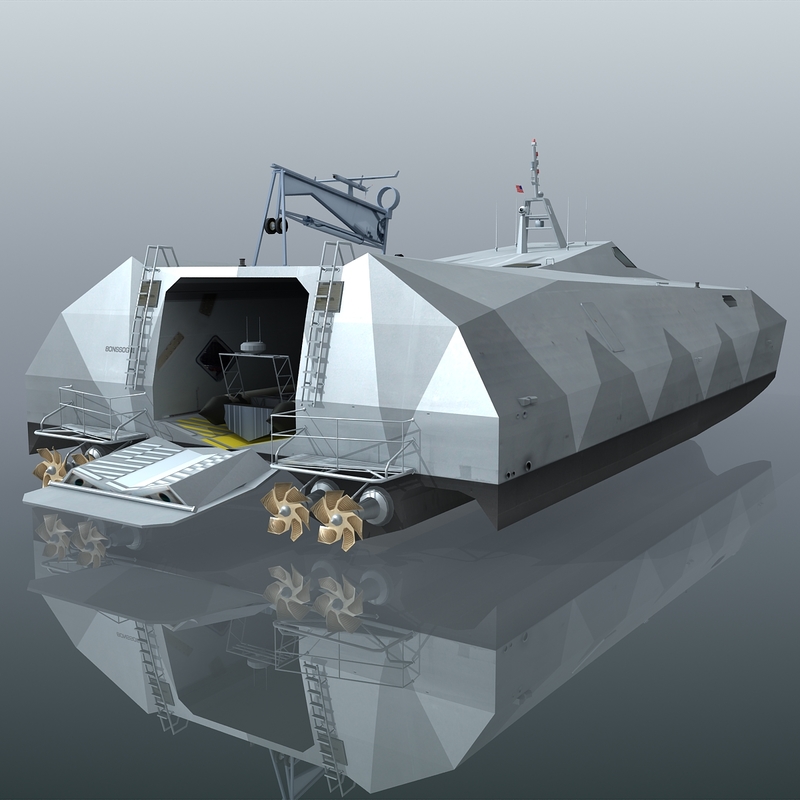 navy m80 stiletto 3d max
