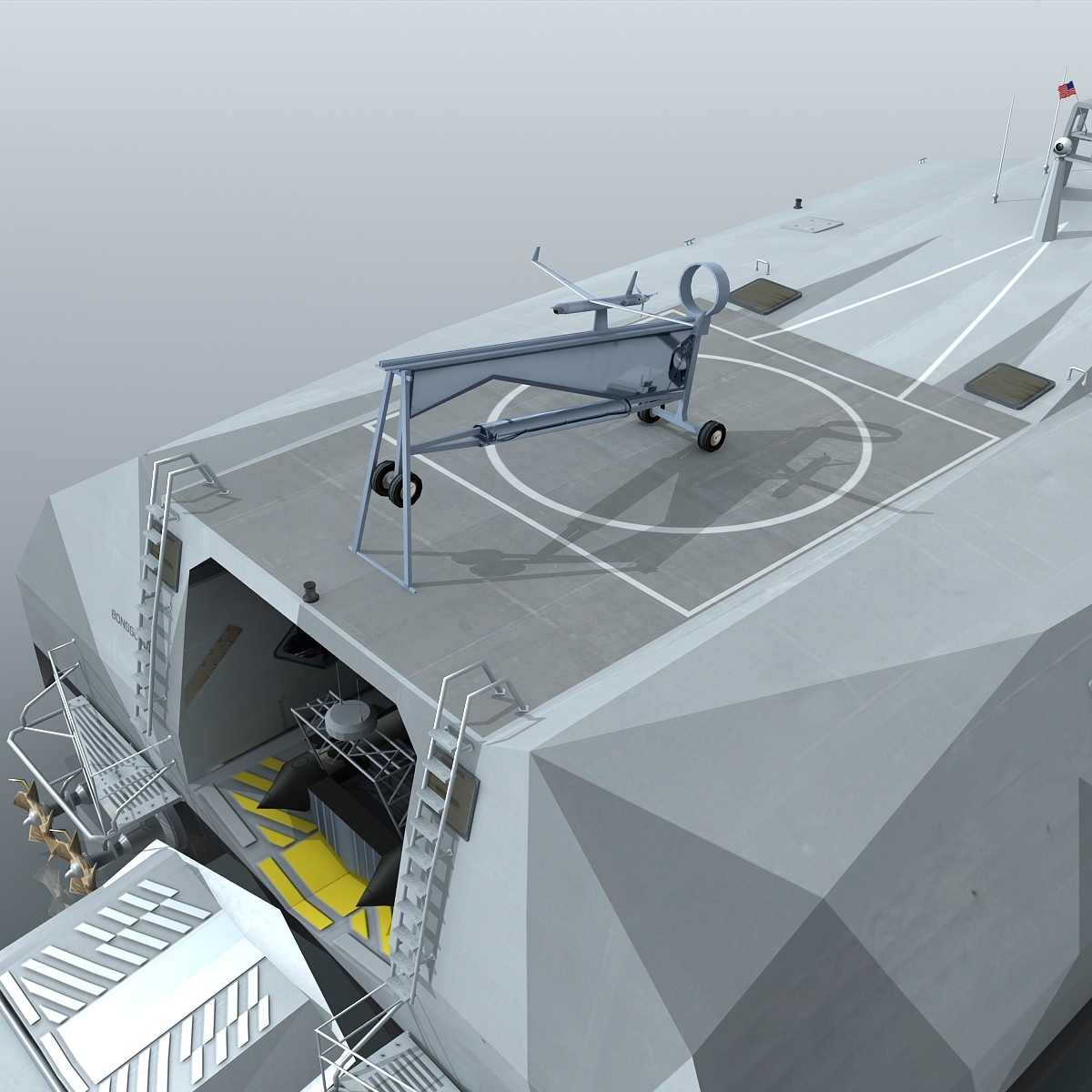 navy m80 stiletto 3d max