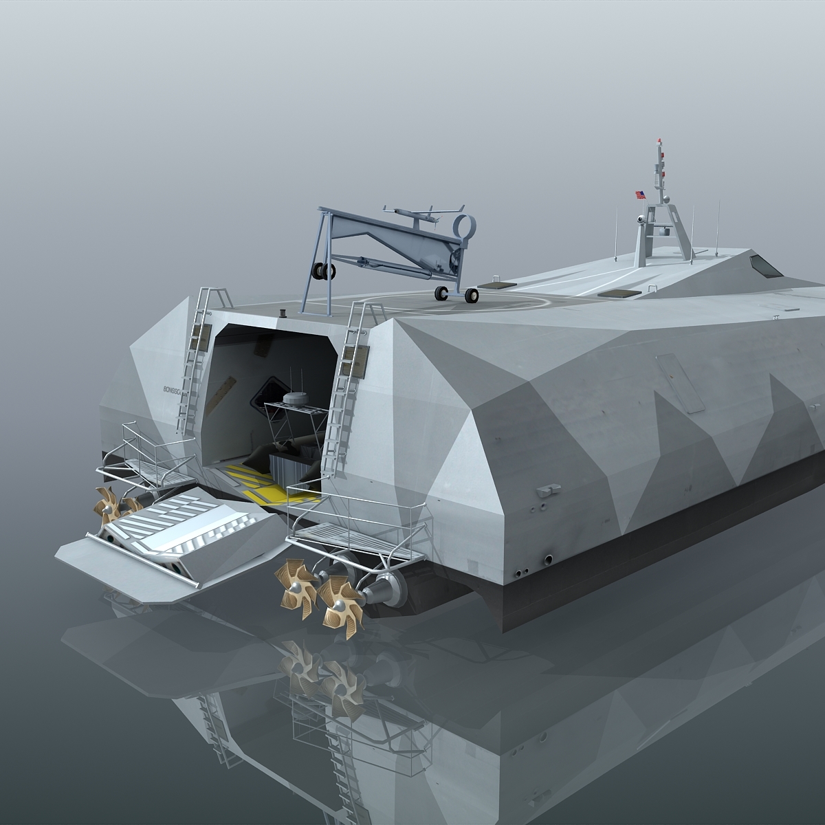 navy m80 stiletto 3d max