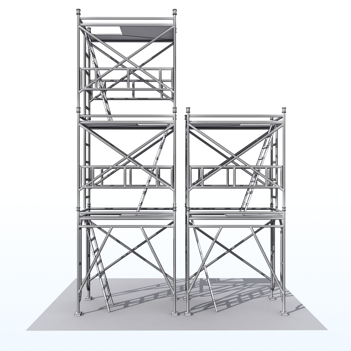 scaffold modular 3d model