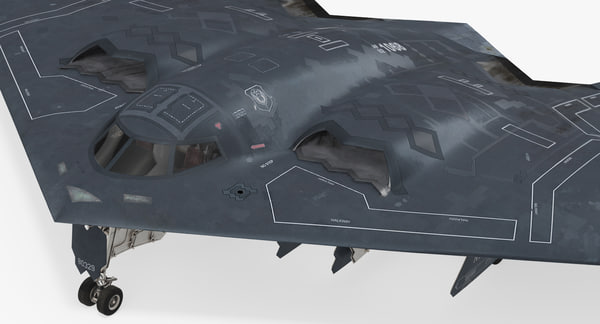 3d model stealth bomber b-2 spirit