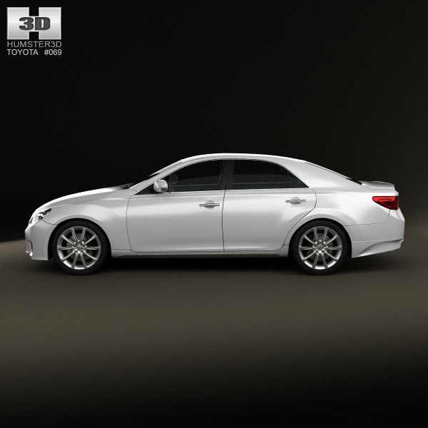 toyota mark x 3d model