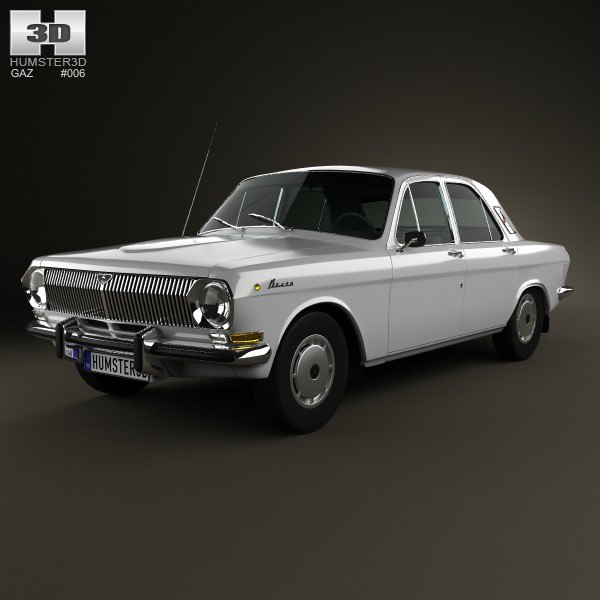 gaz-22 volga 3d model
