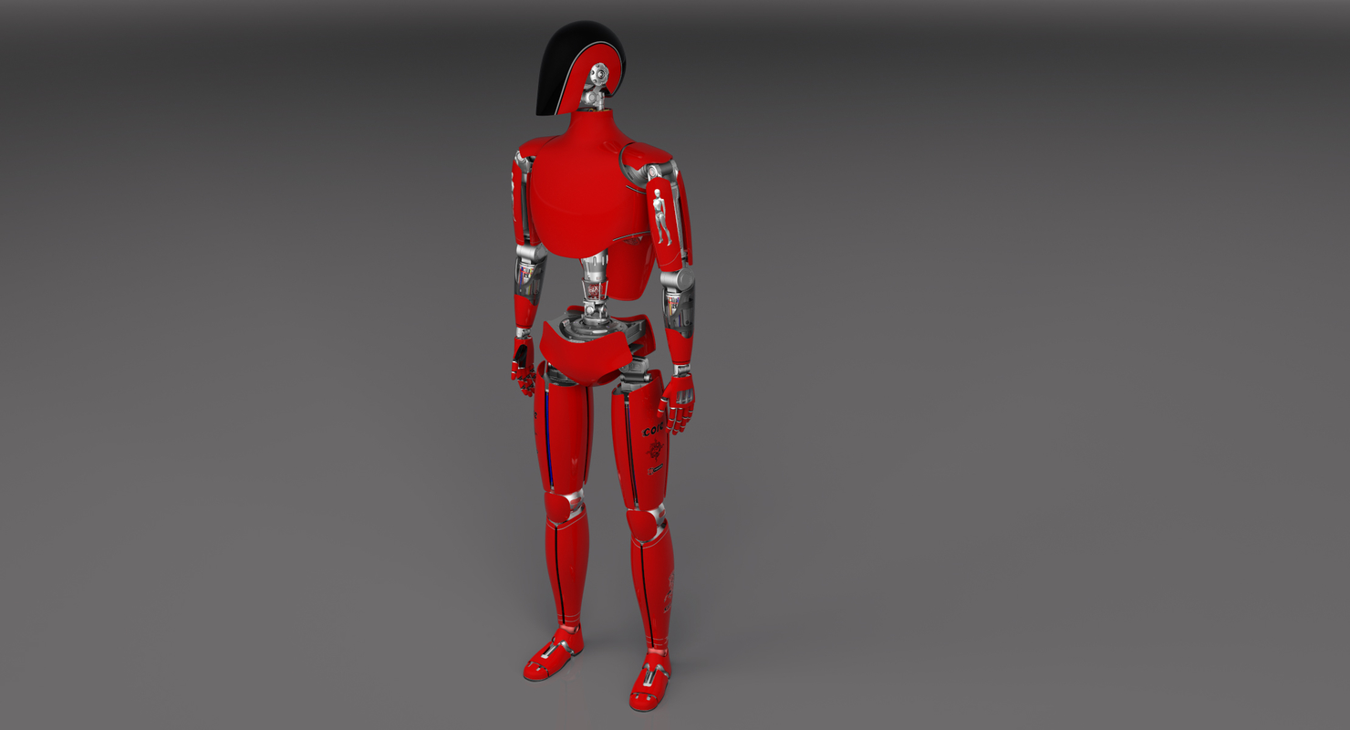 horse gallop robot rigged 3d model