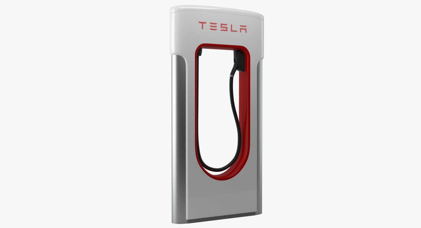 3d tesla charger model