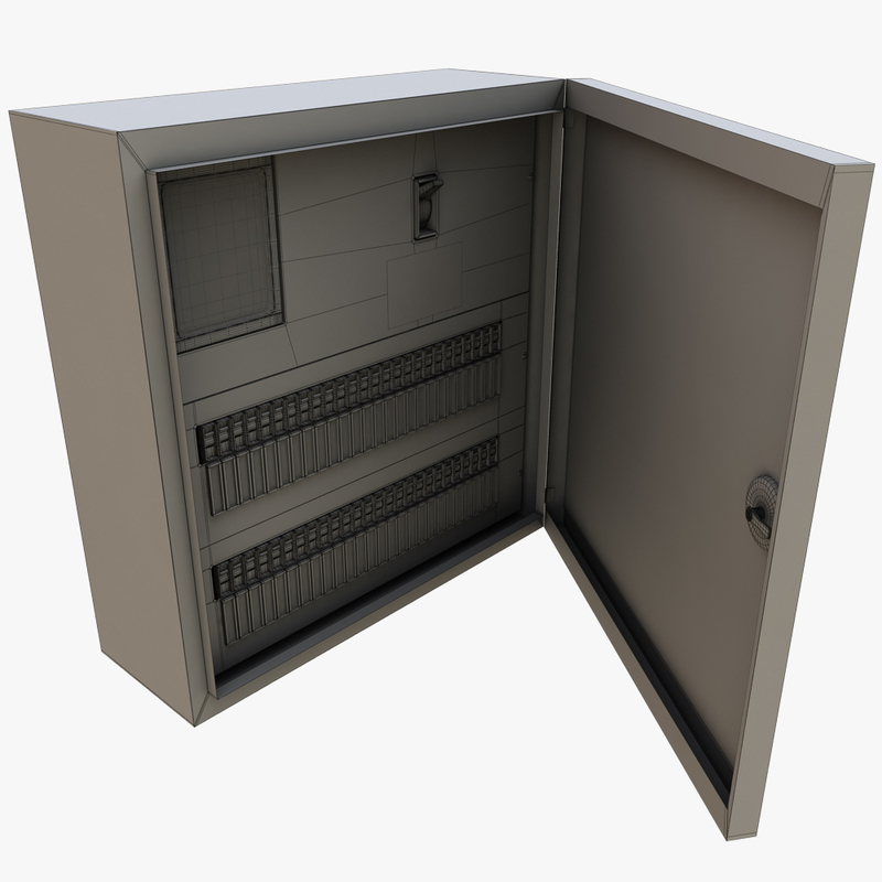 Stromkasten 3D-Modell - TurboSquid 792794