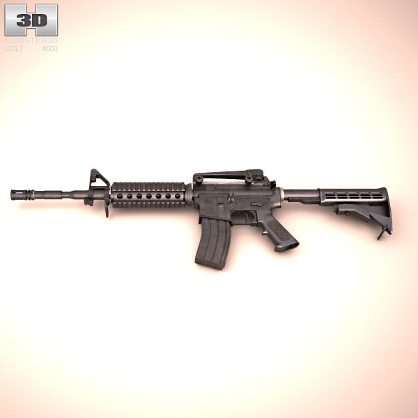 colt m4a1 3d model