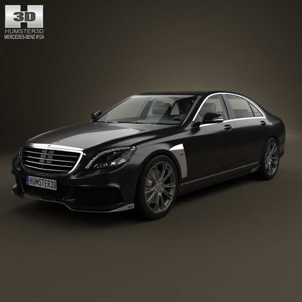 modelo 3d Mercedes-Benz S-Class (W222) Brabus 2014 - TurboSquid 1131050