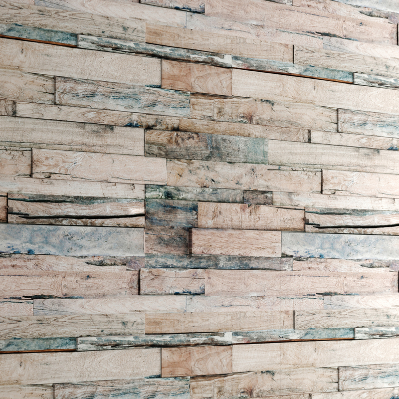 seamless wood wall 3d model