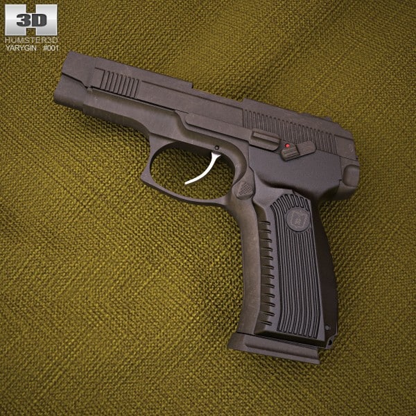 3dsmax mp-443 grach yarygin pistol