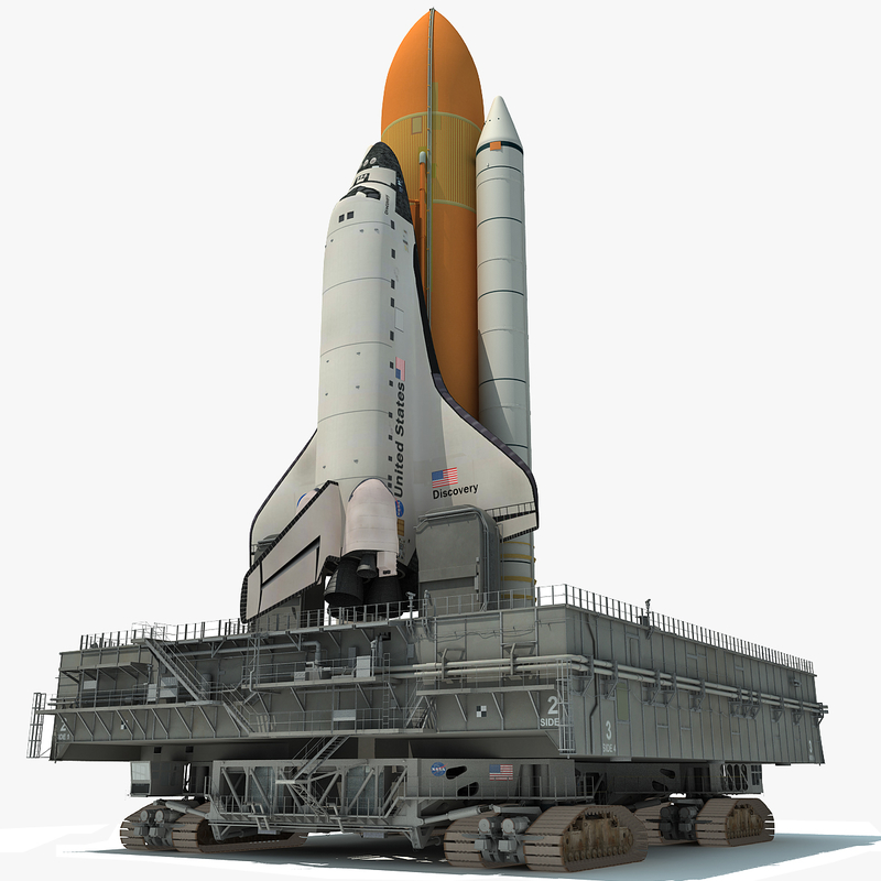 3d model space shuttle launch pad