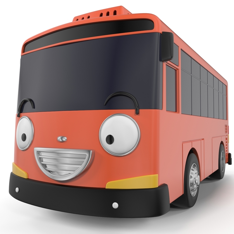 bus car cartoon 3ds
