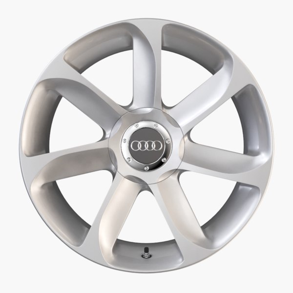 3d model audi tt alloy wheel