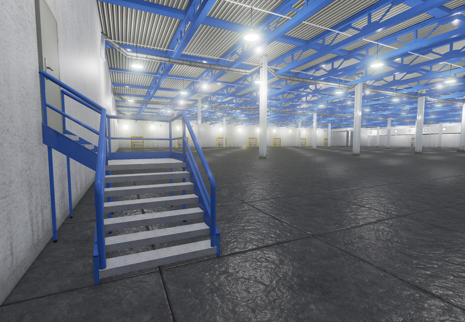 modelo 3d Almacén completo - TurboSquid 1127928