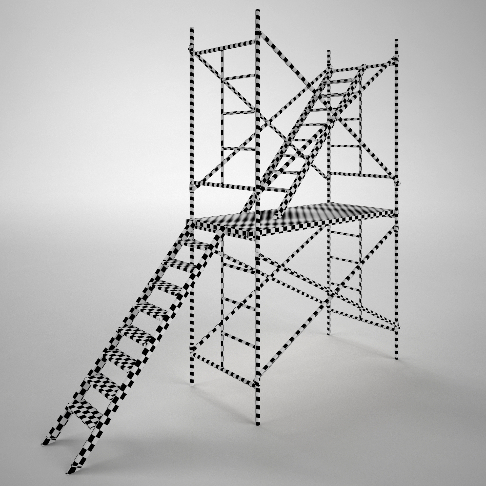 3d model scaffold tower