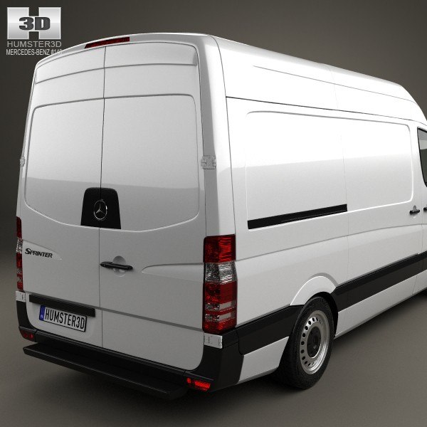mercedes-benz sprinter panel 3d model