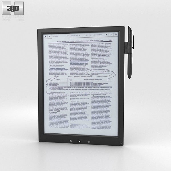 sony digital paper max