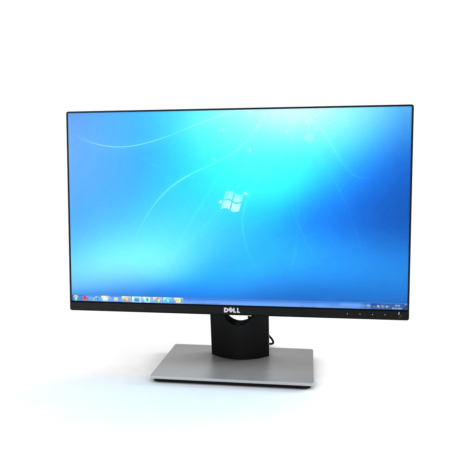monitor dell s2316h 3d model