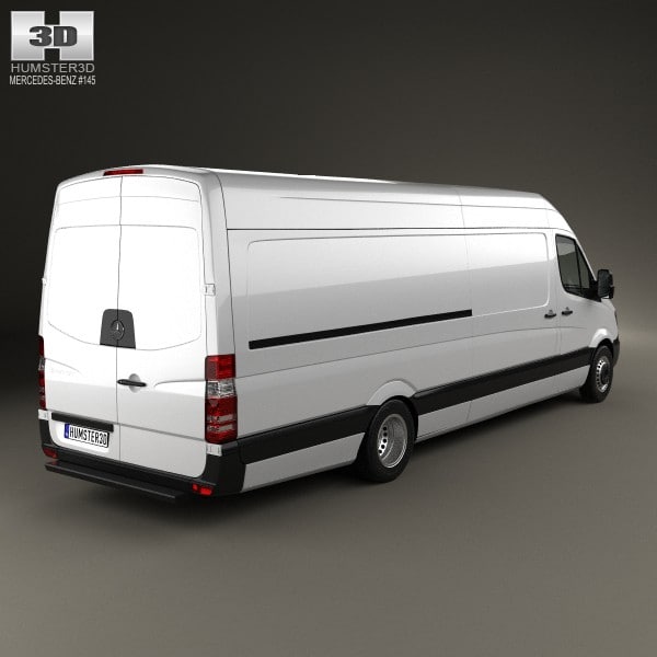 mercedes-benz sprinter panel 3d obj