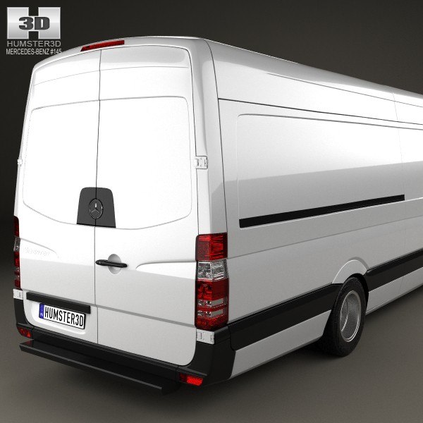 mercedes-benz sprinter panel 3d obj