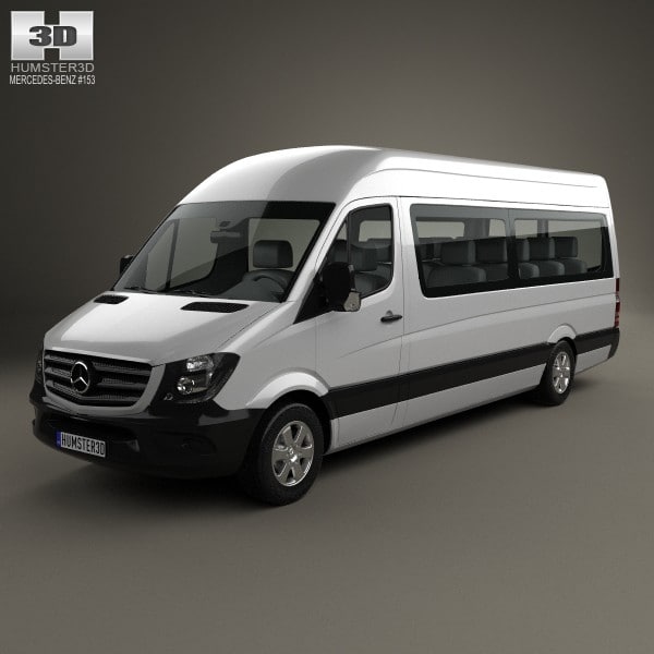 modelo 3d Mercedes-Benz Sprinter Van LWB HR 2013 - TurboSquid 1130255