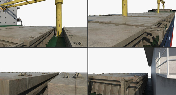 sea cargo ship generic 3d model