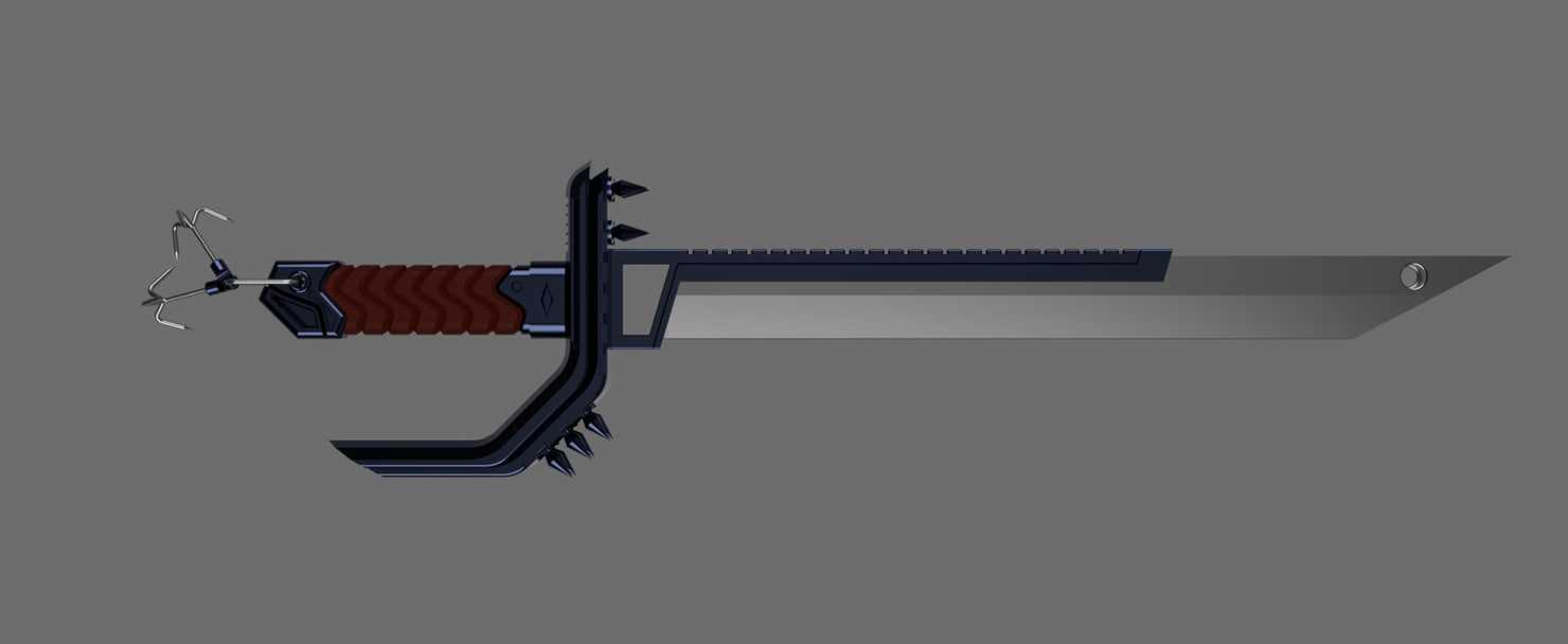 exotic sword fusion 360 3d model