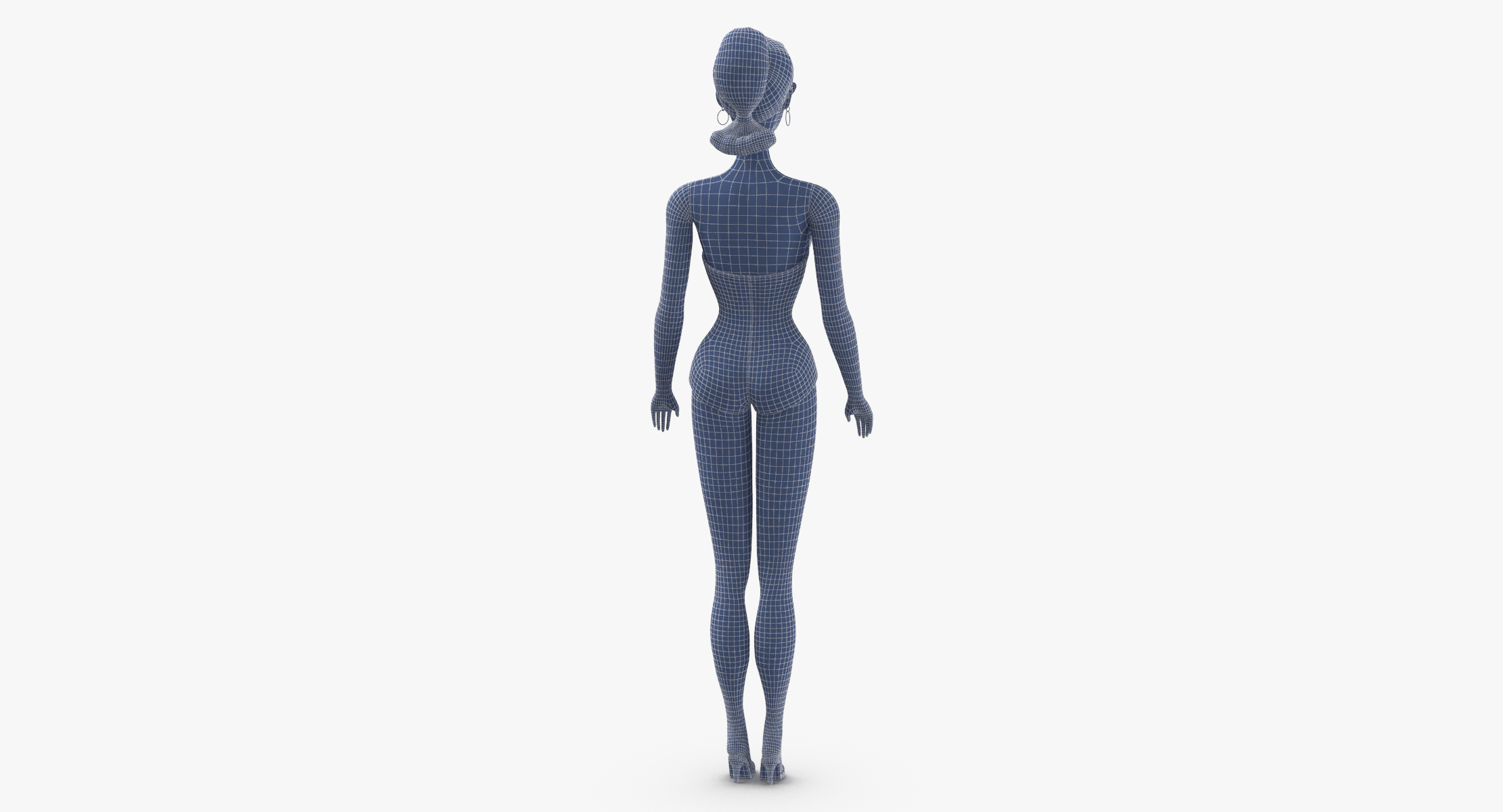 3d barbie doll classic 01