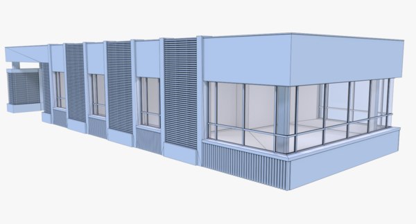 modern houses interior 3d obj