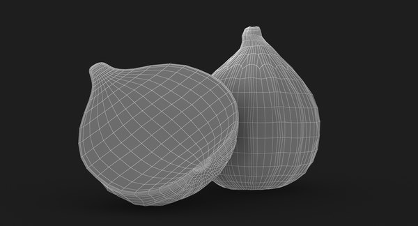 3d model realistic figs green