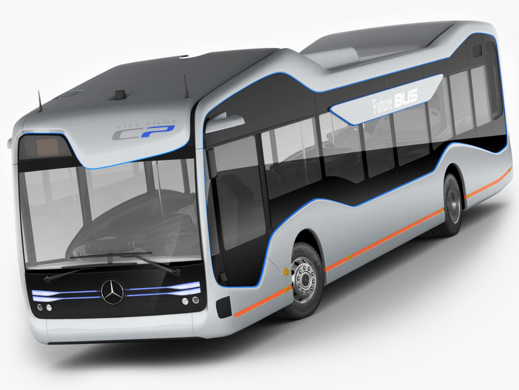 mercedes future bus 3d model