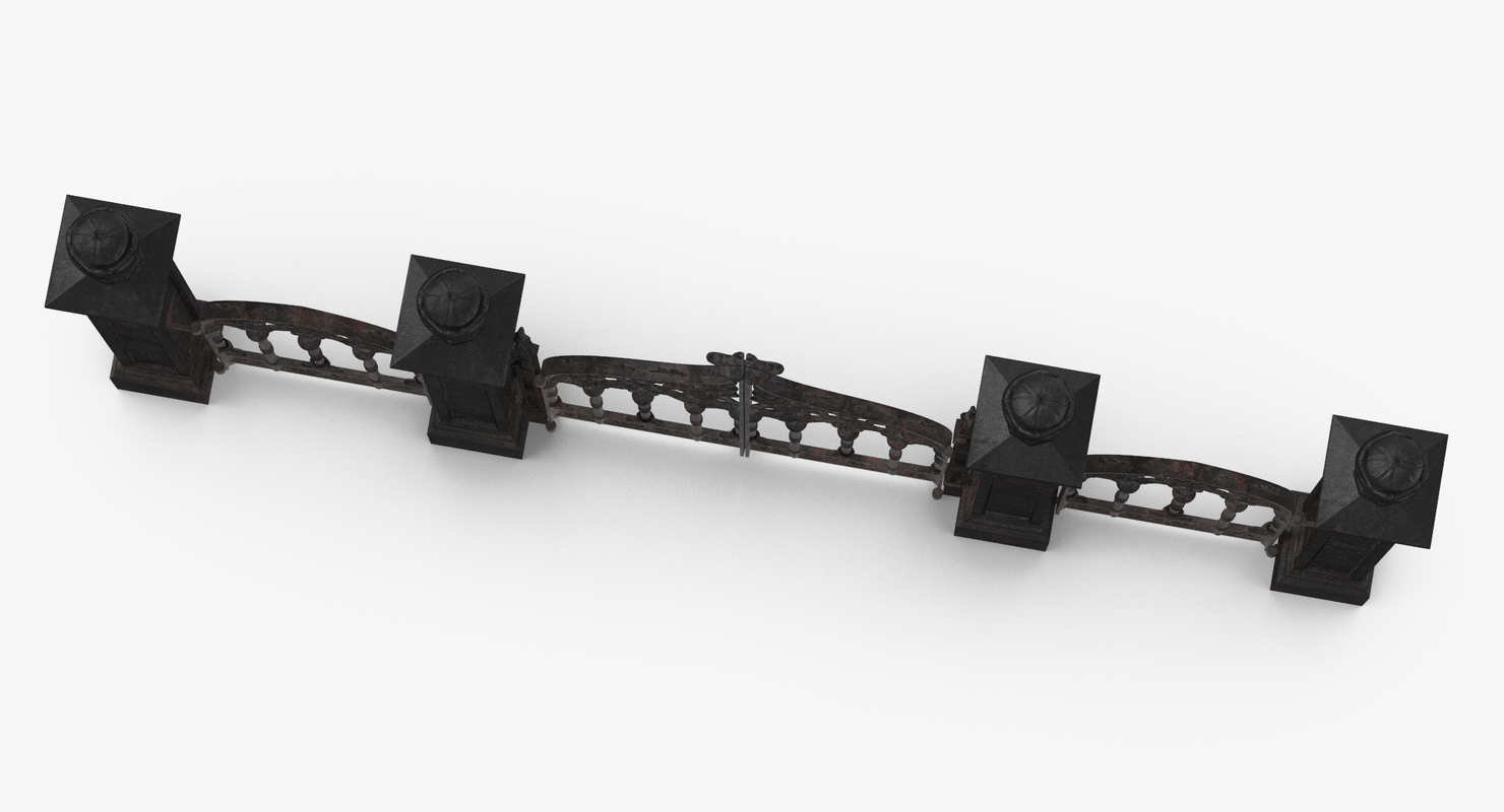 cemetery gates 02 c4d