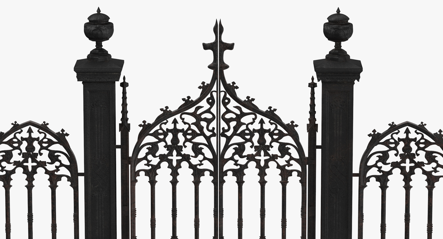 cemetery gates 02 c4d
