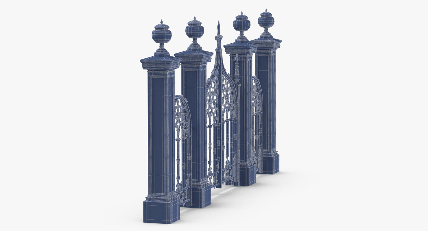 cemetery gates 02 c4d