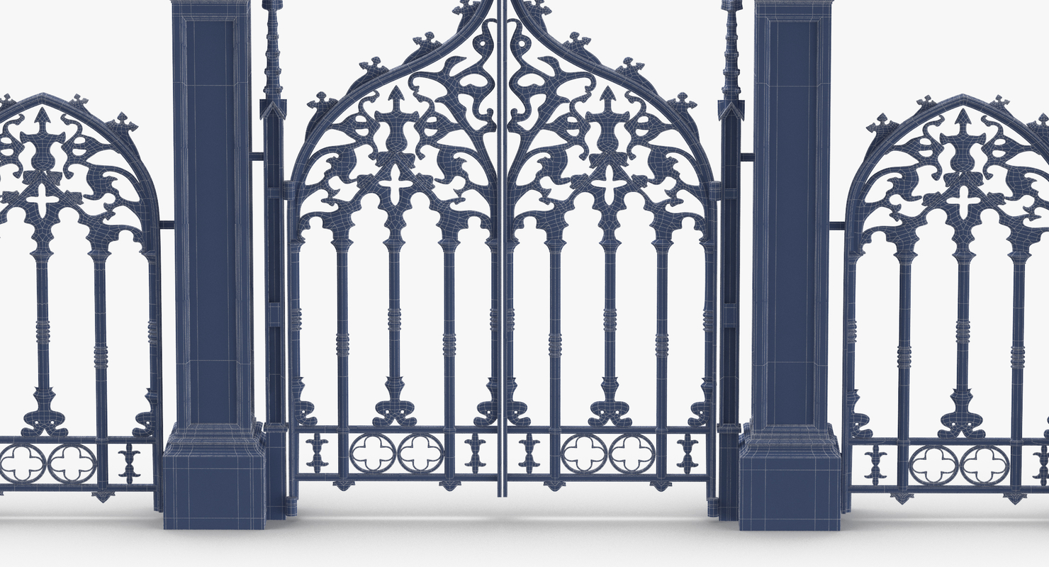 cemetery gates 02 c4d