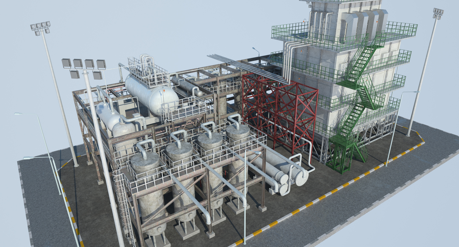 refinery 3d max