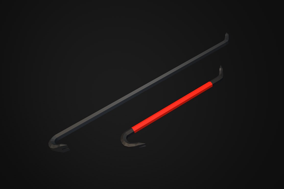 crowbar pack 3d model
